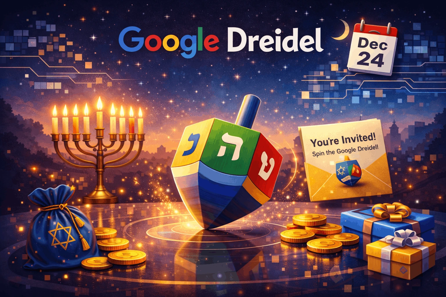 Google Dreidel: Spin the Web's Favorite Hanukkah Game Right in Your ...